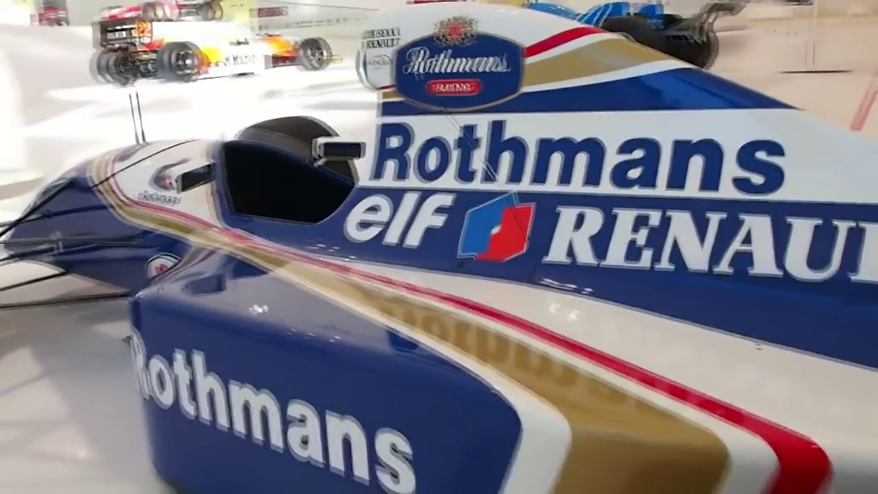 F1 Renault Williams FW16 Rothmans of Ayrton Senna, his last Formula One ...