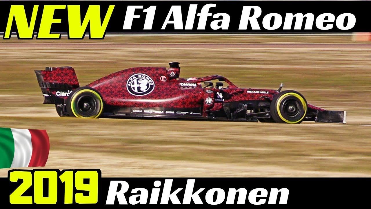 NEW 2019 Alfa Romeo Racing C38 Formula One [F1] car – Filming Day with ...